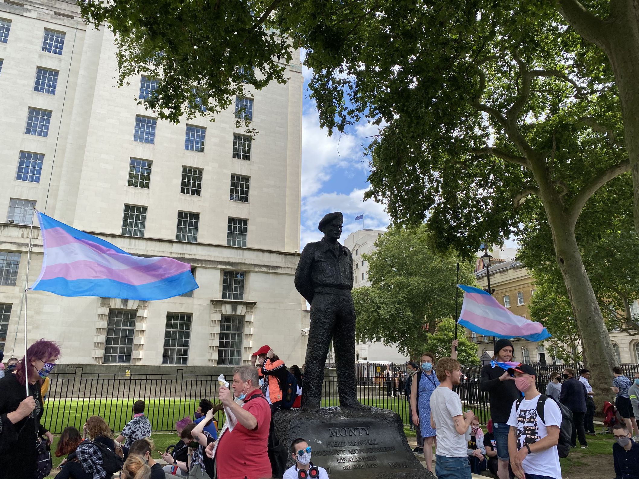Trans Rights Protest: Activists campaign for trans and non-binary rights